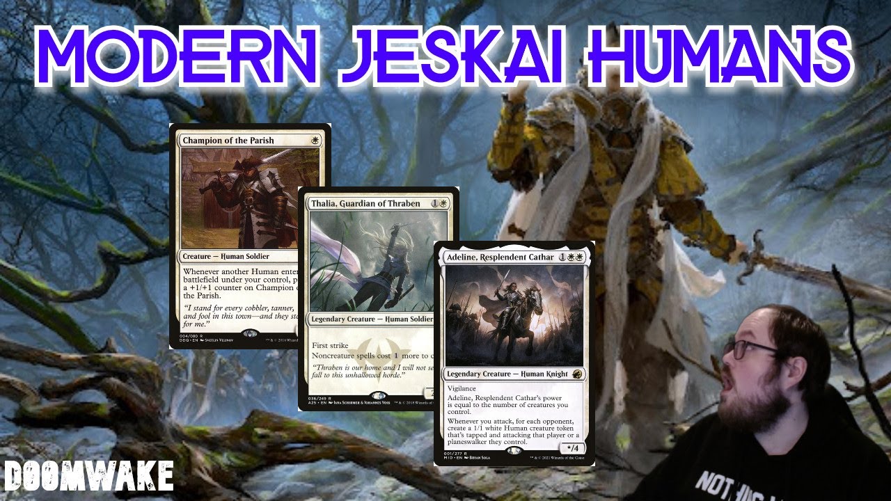 Humans making a comeback? | MTG Modern Jeskai Humans - YouTube