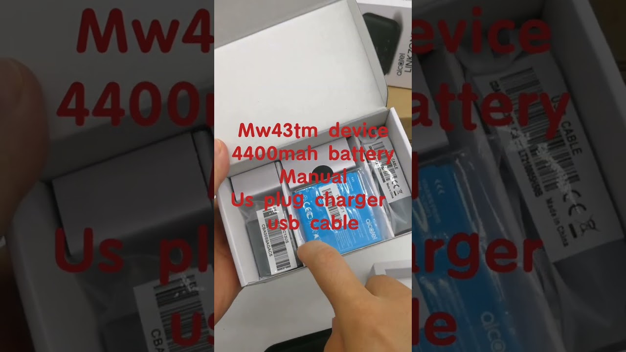 Easy to Set up Alcatel MW43 4g Mobile WIFI Linkzone 2 MIFI router