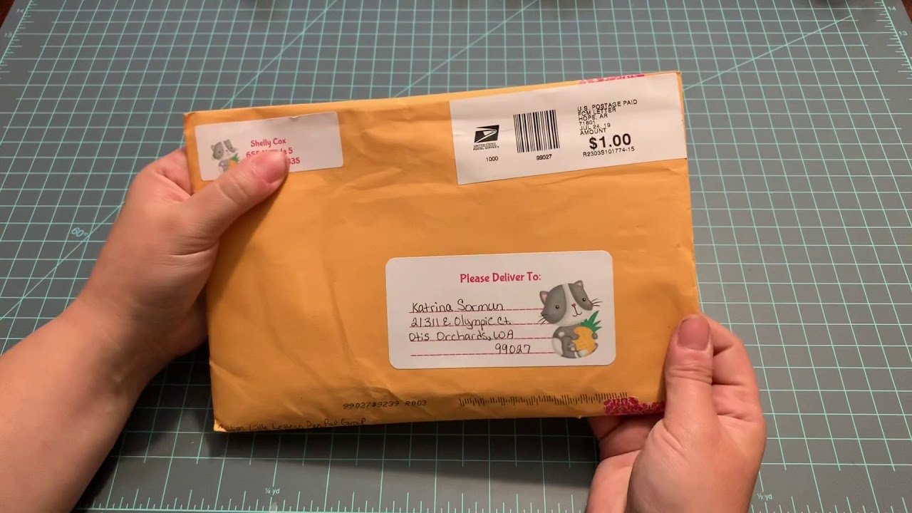 Opening my Sticker Swap ! Facebook Group:Million Little Letters - YouTube