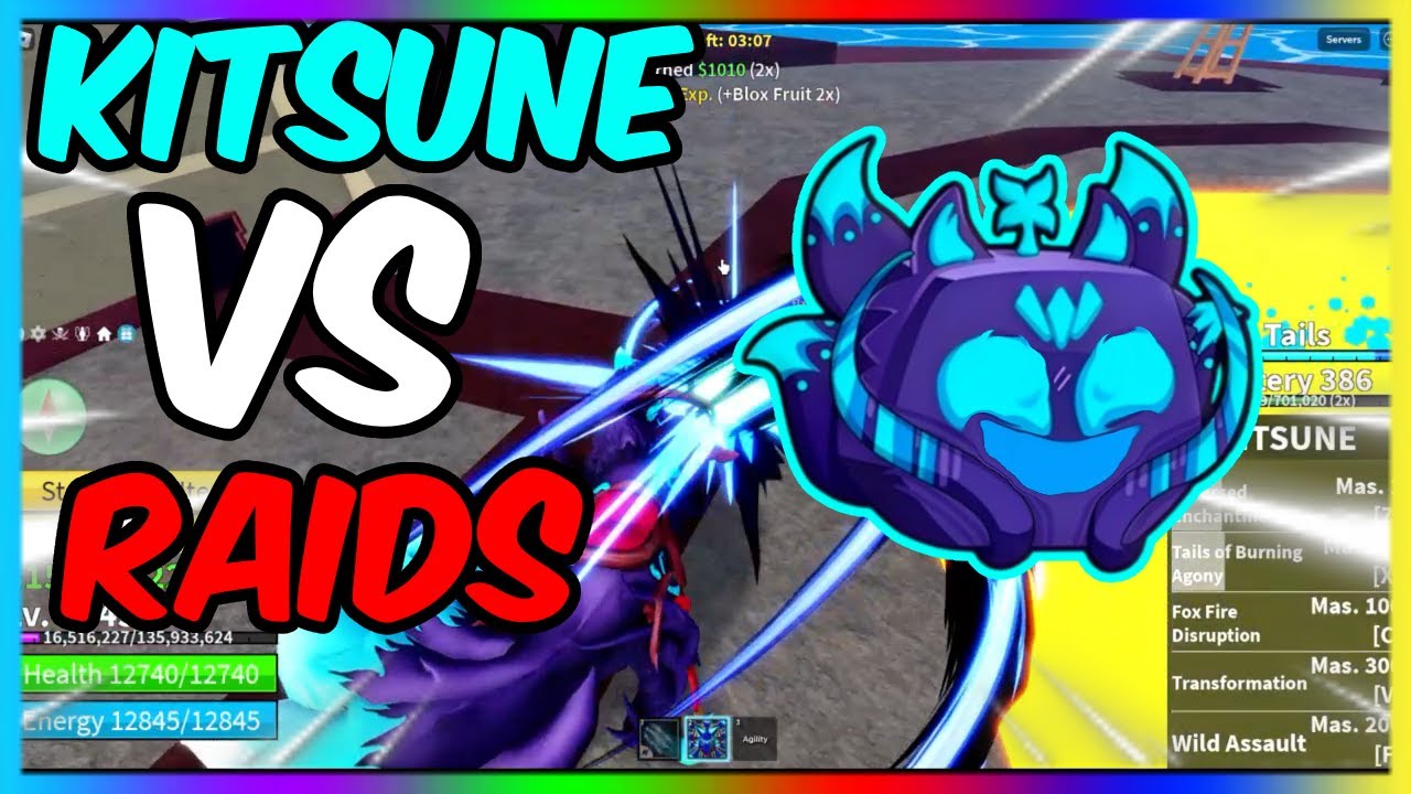 KITSUNE VS RAIDS | Blox Fruits - YouTube