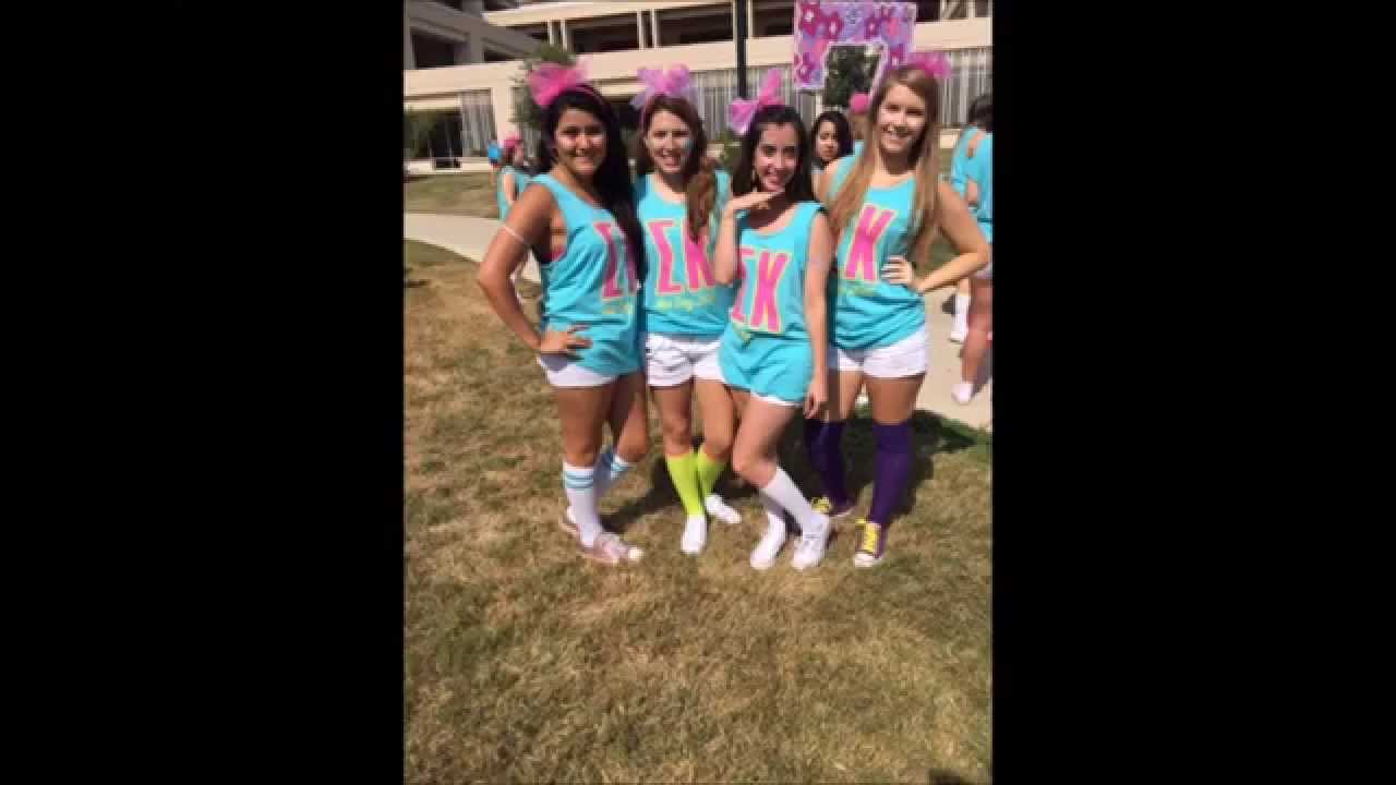 UTSA Sigma Kappa Bid Day 2015 - YouTube