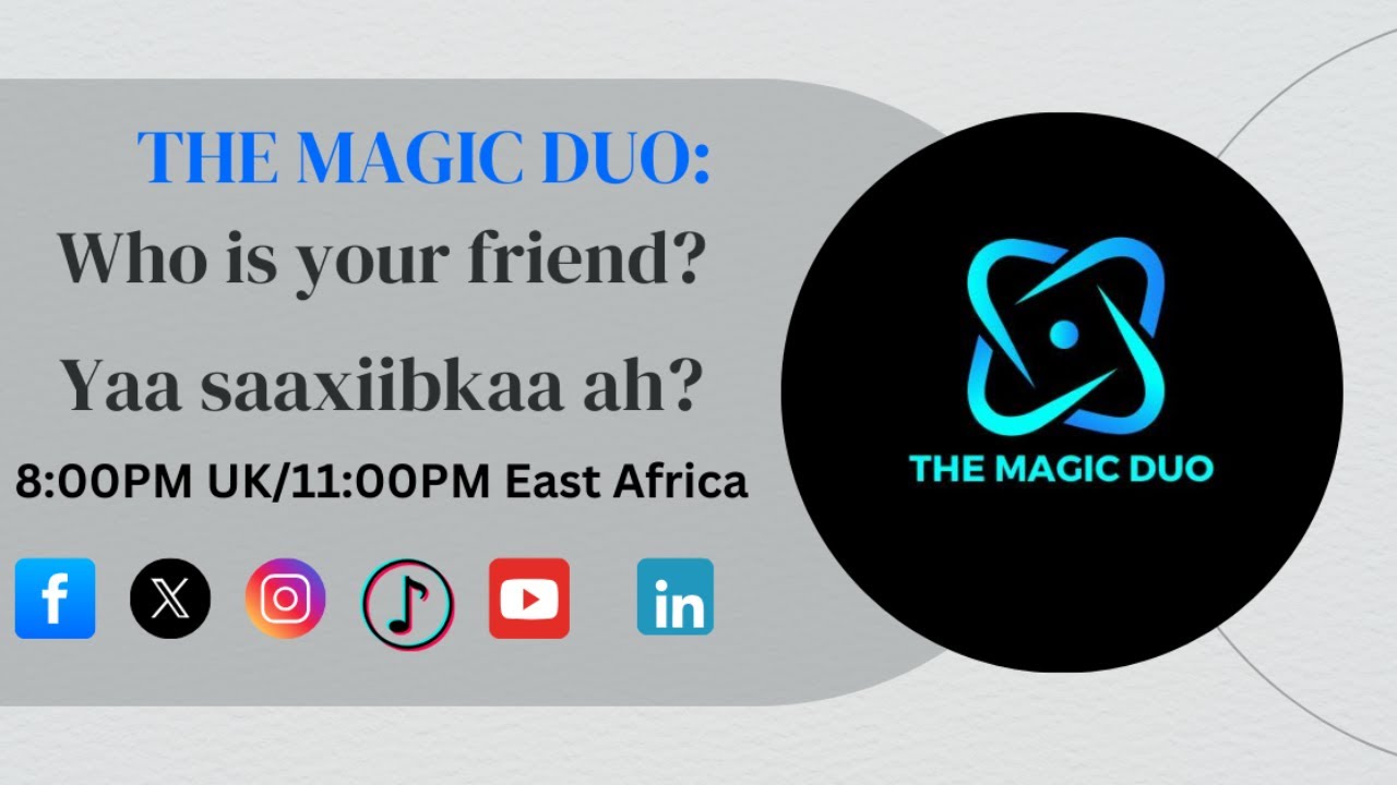 THE MAGIC DUO SHOW: Who is your friend? - YouTube