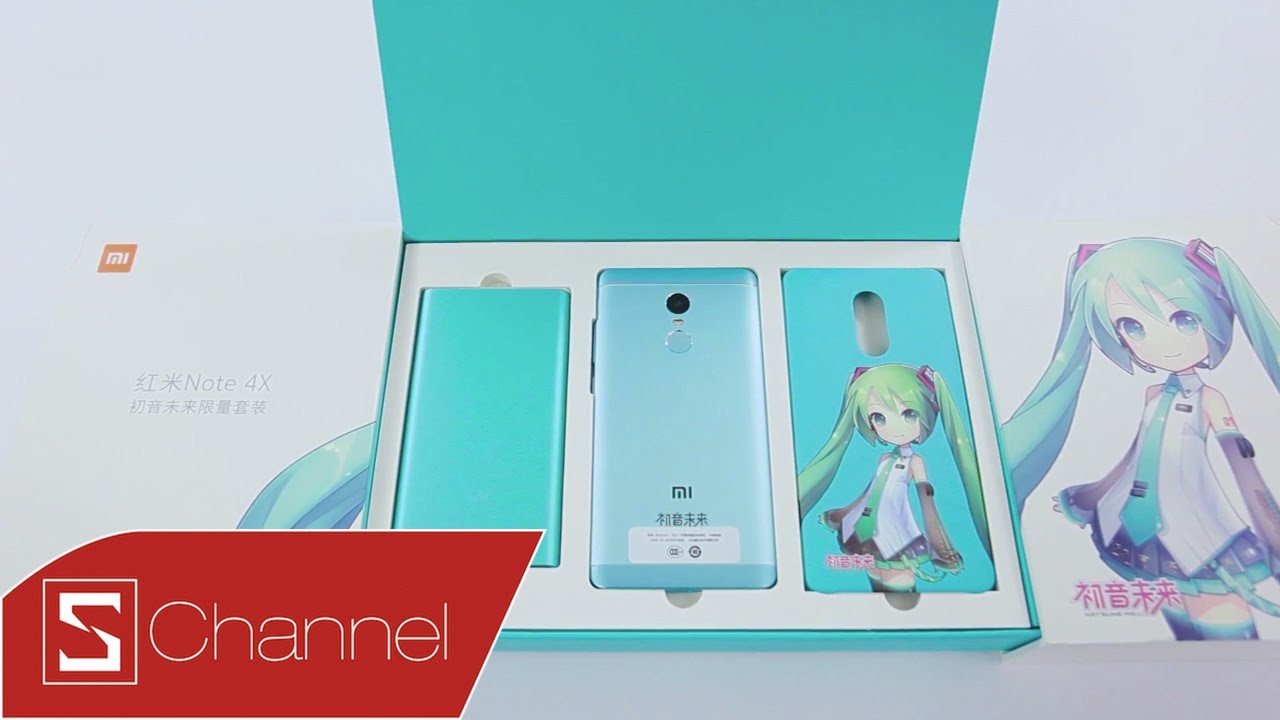 Schannel - Mở hộp Xiaomi Redmi Note 4X Hatsune Miku xanh ngọc: Yêu từ cái nhìn đầu tiên! - YouTube