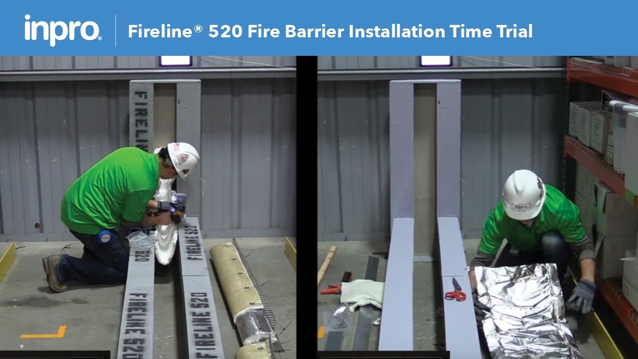 Fireline 520® Fire Barrier Installation Time Trial - YouTube
