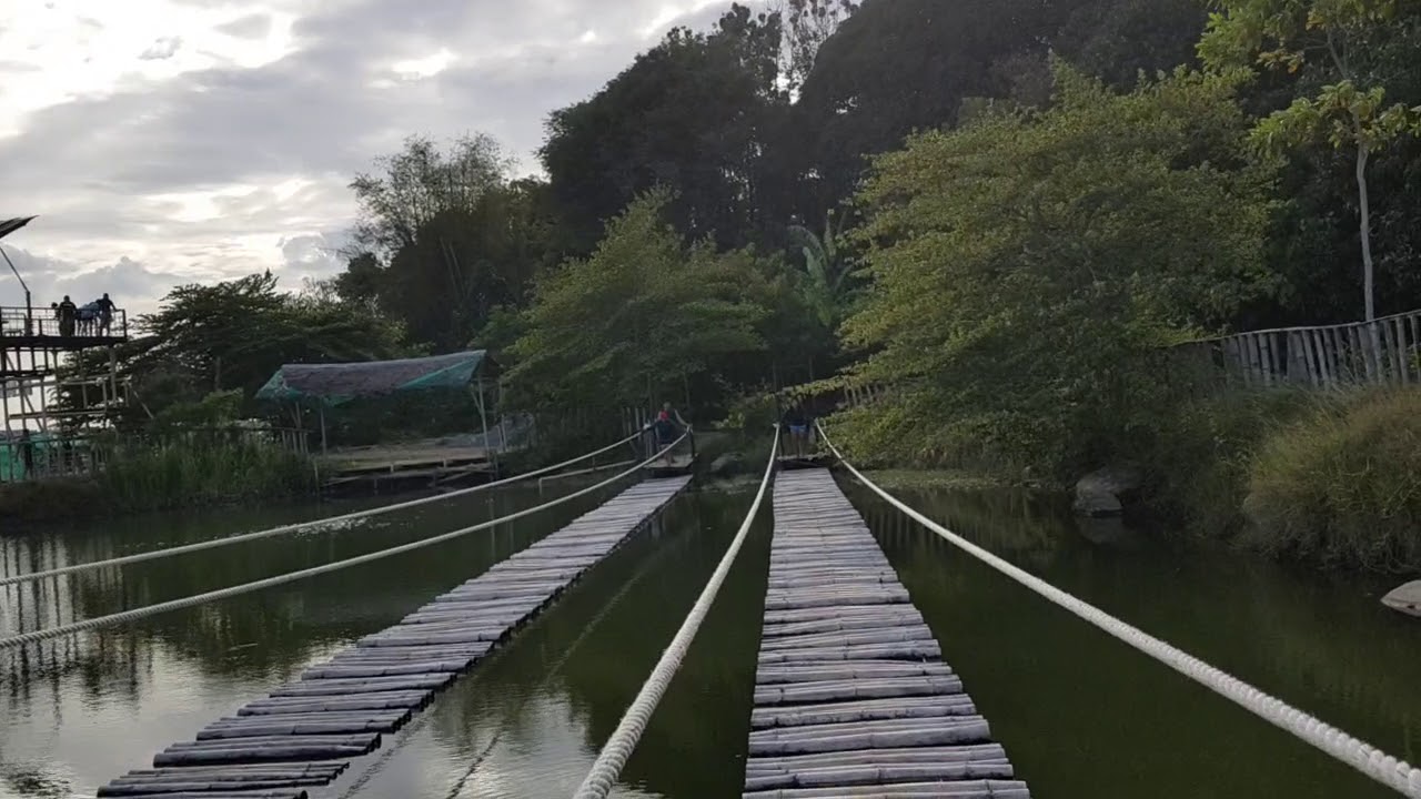 Take the floating bridge challenge! 😂😂 - YouTube