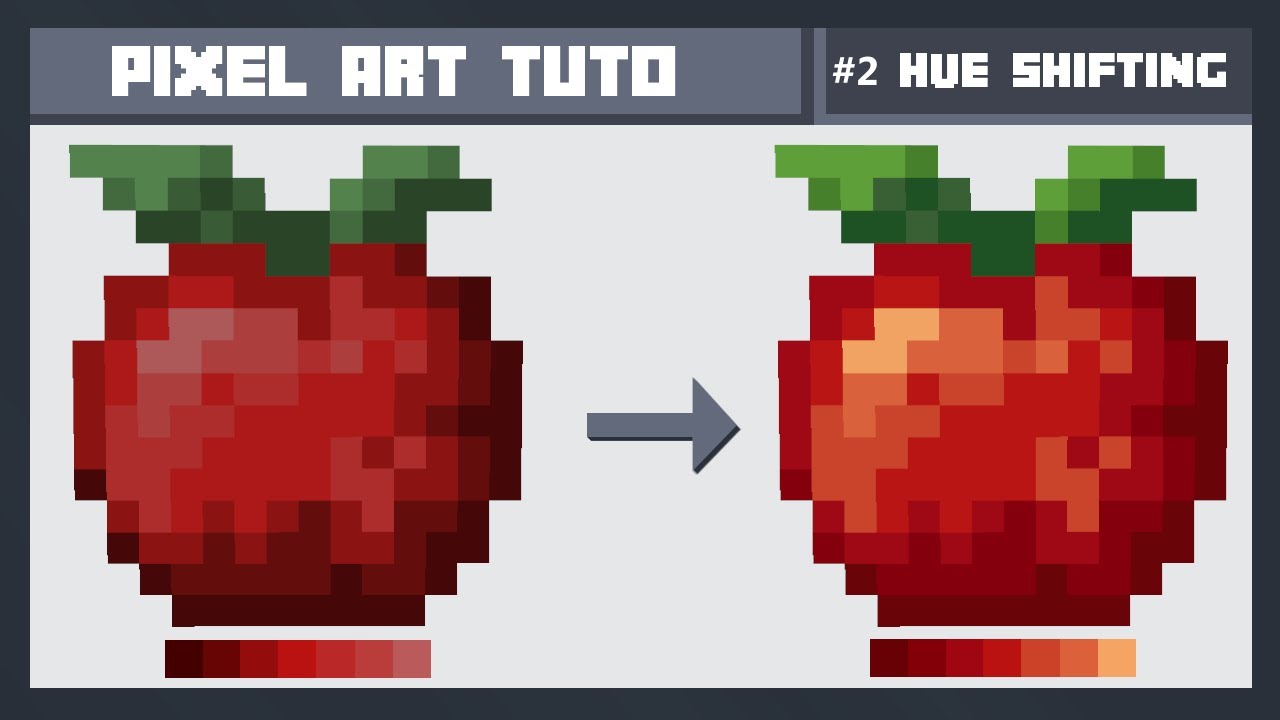 PIXEL ART TUTO #2 HUE SHIFTING - YouTube