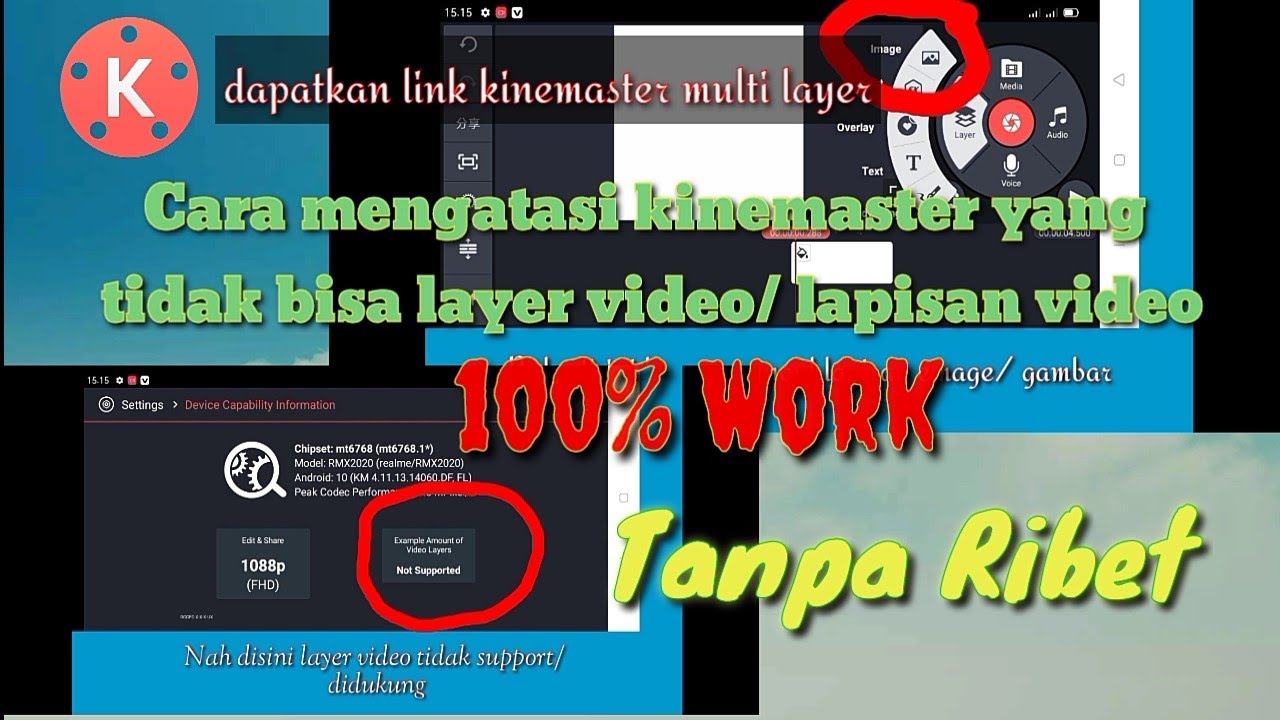 Mengatasi kinemaster yang tidak bisa layer video/ lapisan video dengan ...