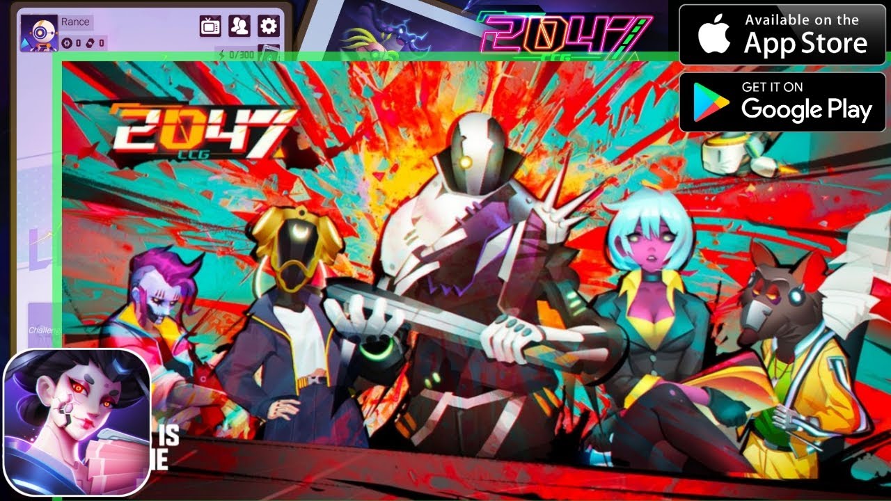 2047 CCG - Gameplay | Mobile Game - YouTube