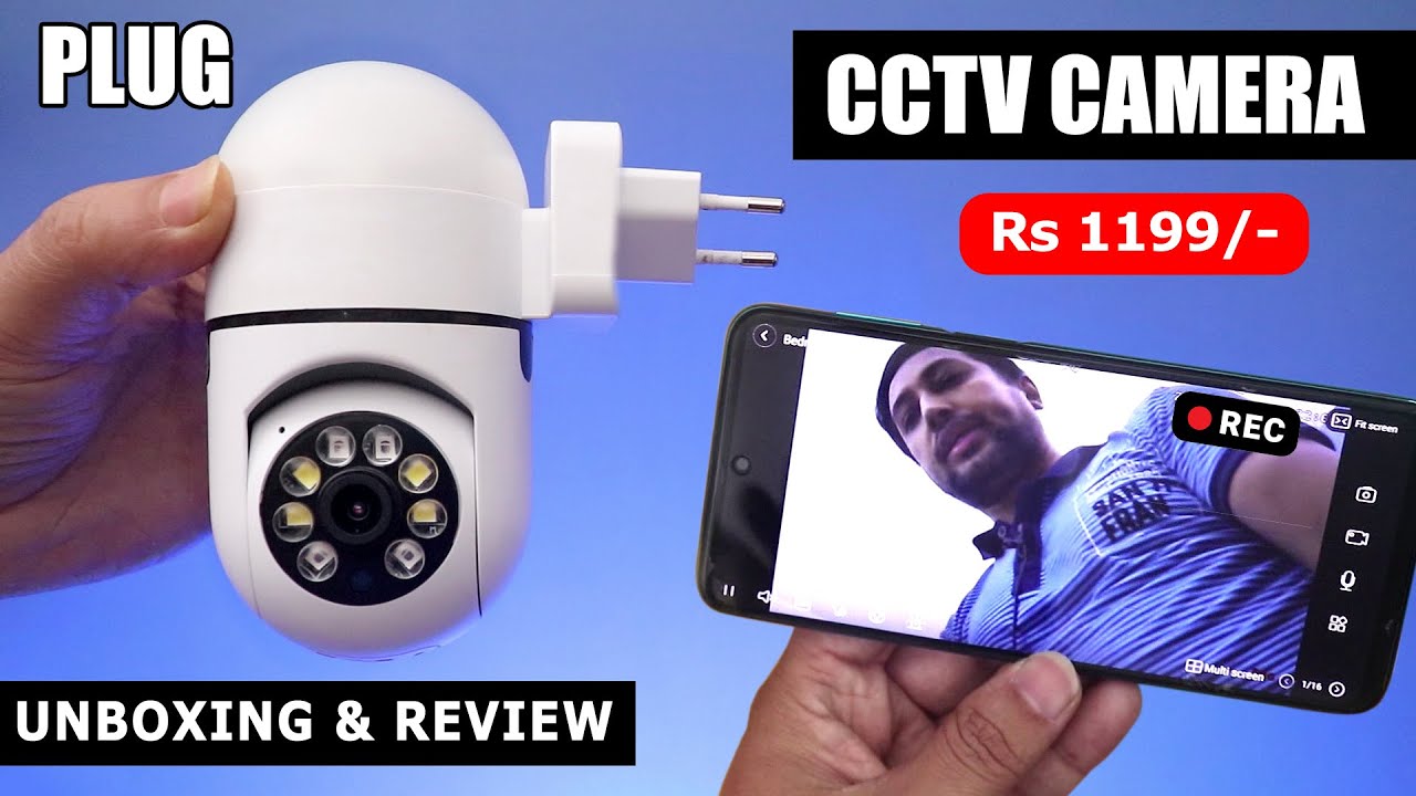 Plug CCTV camera Review | Best Indoor CCTV Camera Under ₹2000 | Easy ...