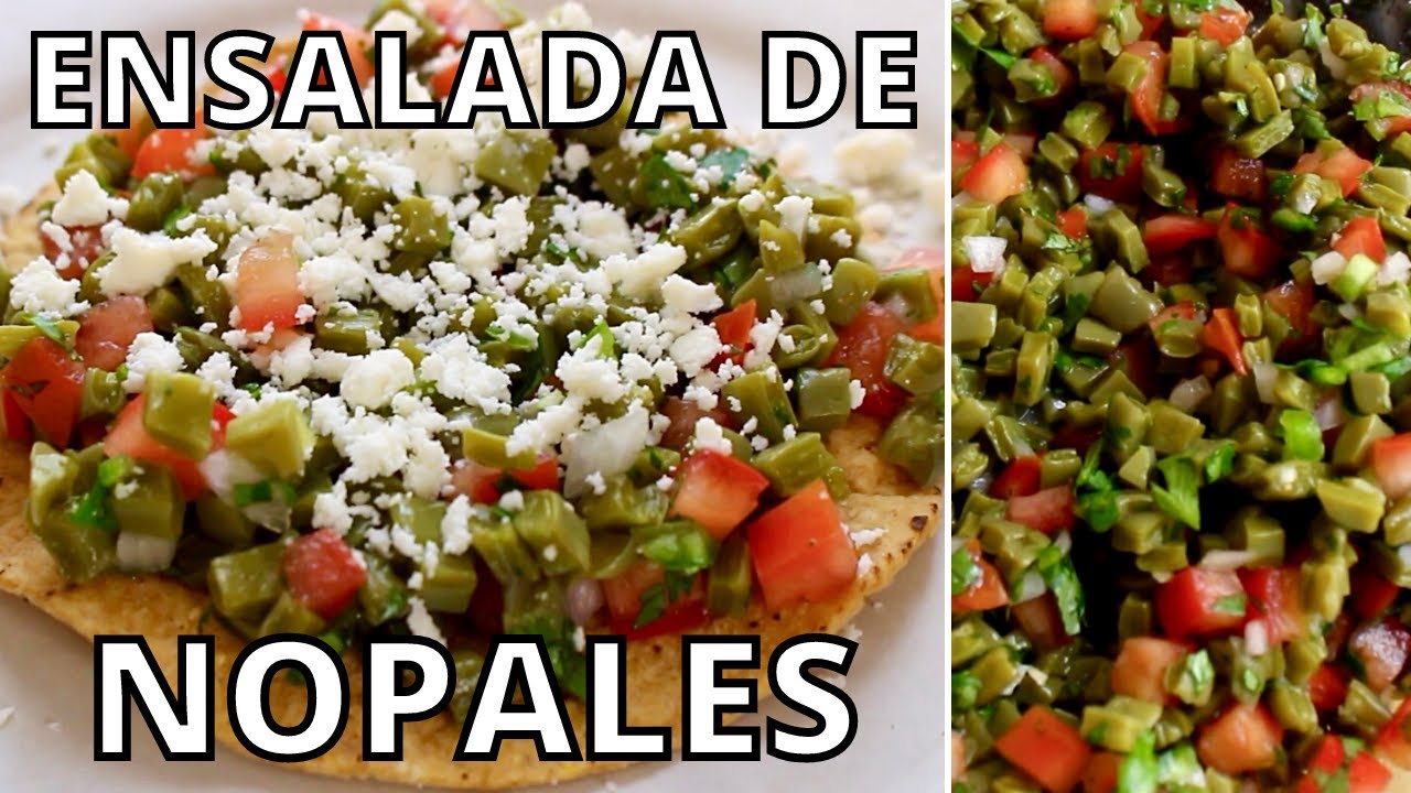 How To Make THE BEST Ensalada de Nopales | Mexican Cactus Salad ...