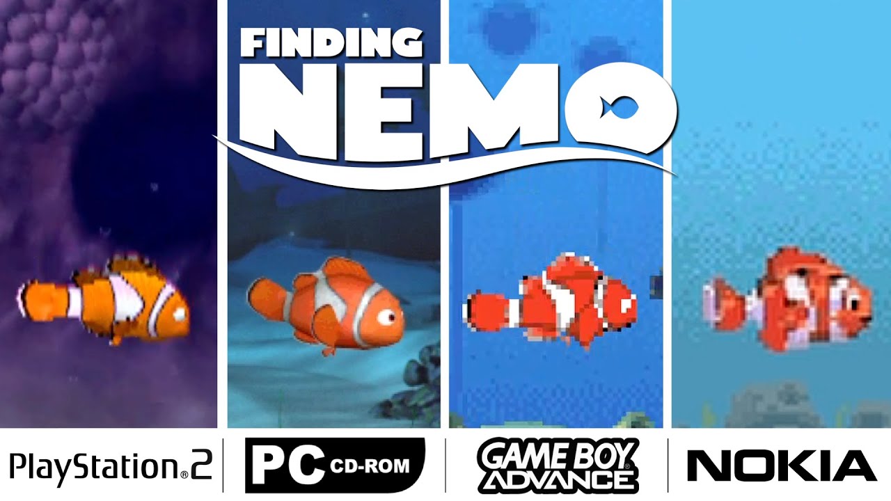 Comparing Every Finding Nemo Game - YouTube