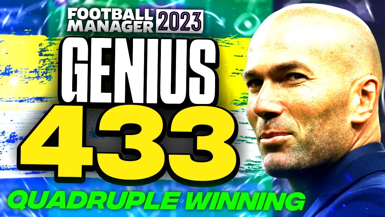 Zidane's GENIUS 4-3-3 | 92% Win Rate & Quadruple Won! | FM23 Tactics ...