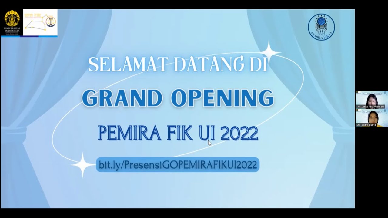 Grand Opening Pemira FIK UI 2022 - YouTube