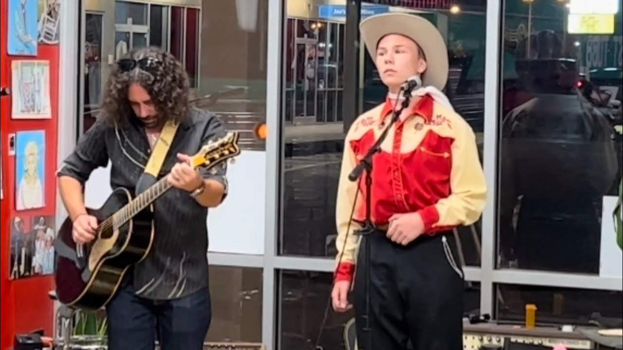 Singing with Jonathan Frizzell - Long Black Veil - YouTube