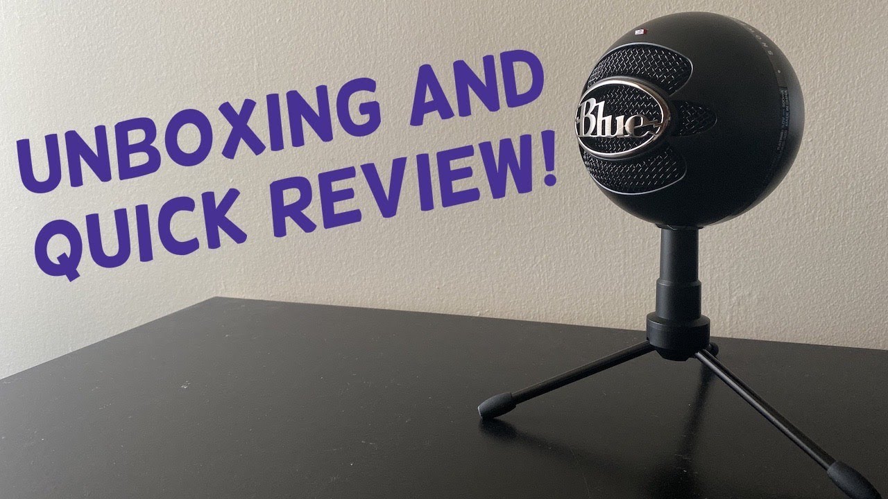 Blue Snowball ICE Unboxing And Quick Review (2019) - YouTube
