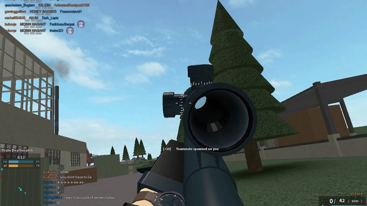 Phantom Forces Sniper Gameplay - YouTube