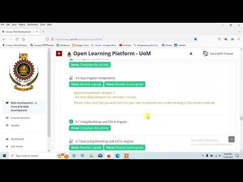 Certificate Front-End Web Development UOM DP Education නොමිලේ ලබාගත හැකි සහතිකය 4th Course - YouTube
