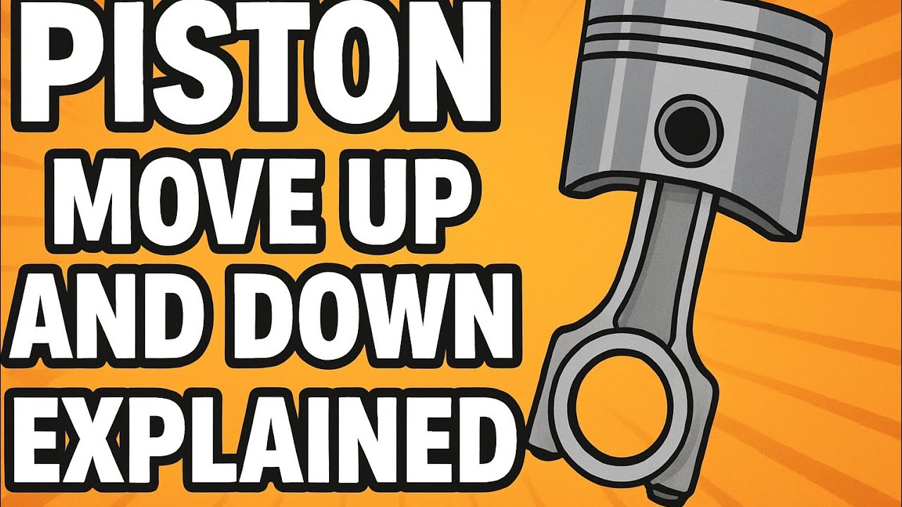 Piston Moving Up and Down Explained: Engine Power Made Simple - YouTube