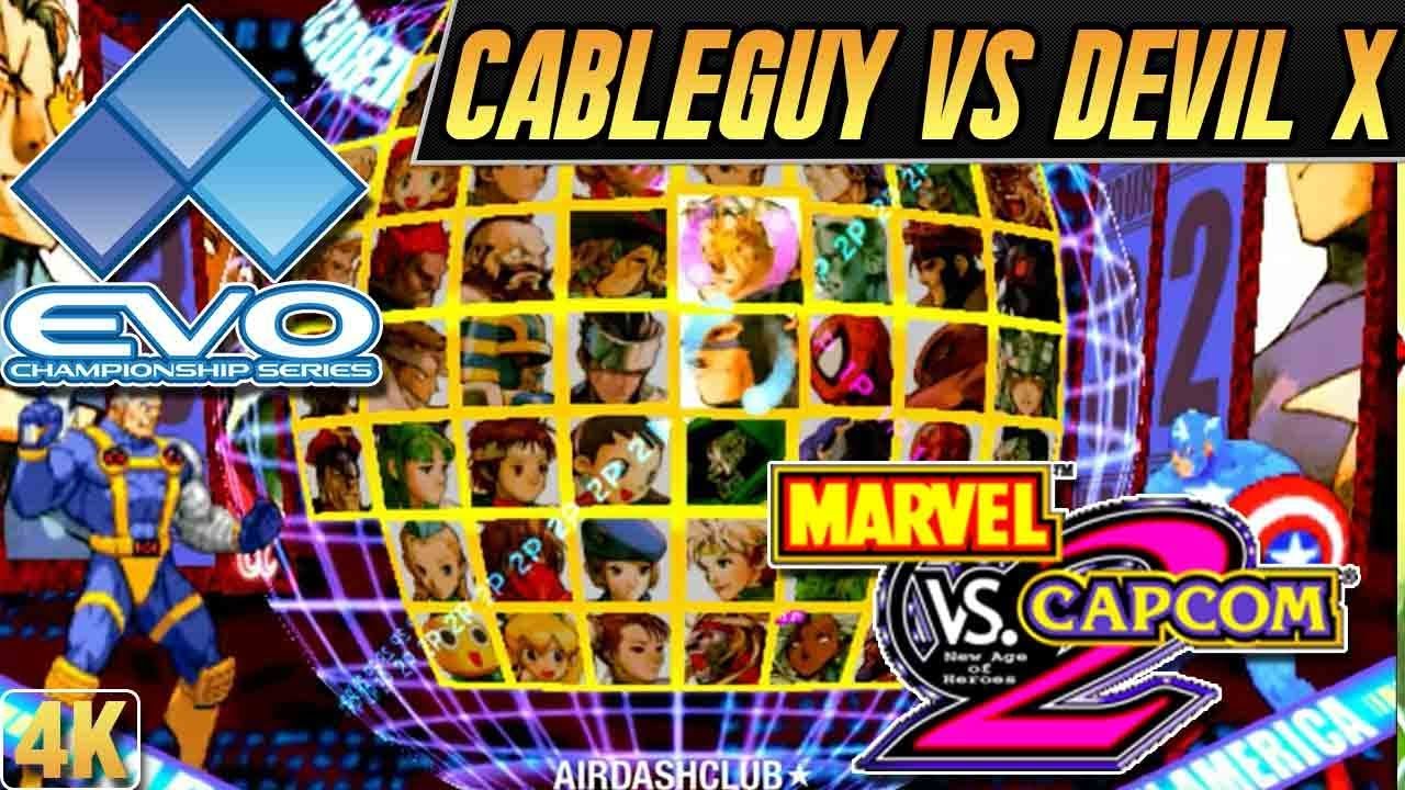 Marvel vs. Capcom 2 - CableGuy vs. Devil X @ EVO 2019 [4k/60fps] - YouTube