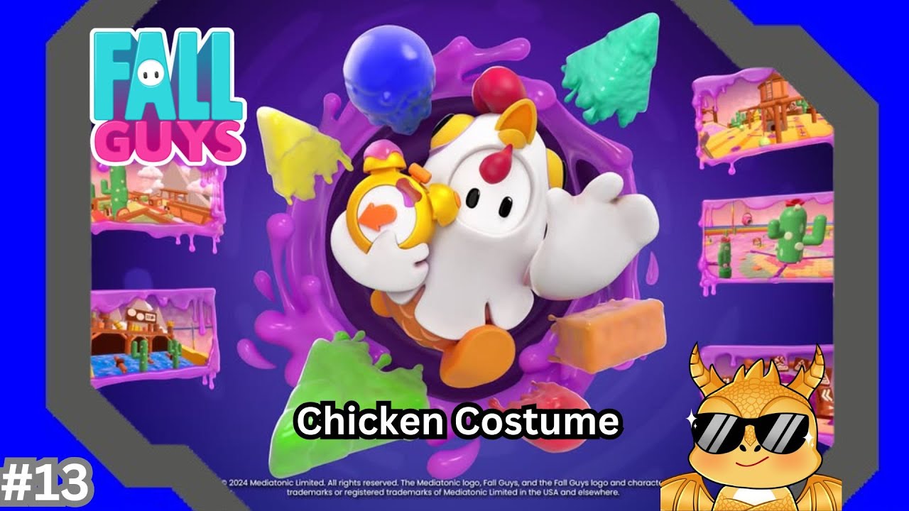 [EN/ID 🔴LIVE 20-JAN-2025] Fall Guys 8700+👑Chicken Costume Showcase ...