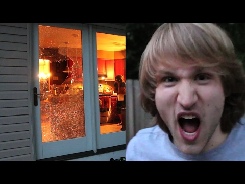 BROKE MY PARENT'S BACK DOOR with A WII U!