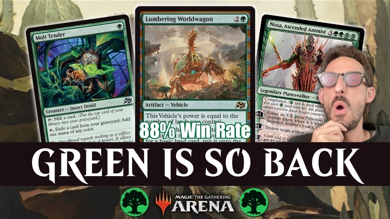 New Tech Makes Green OP Now! | Mono Green Stompy + Ramp | Aetherdrift ...