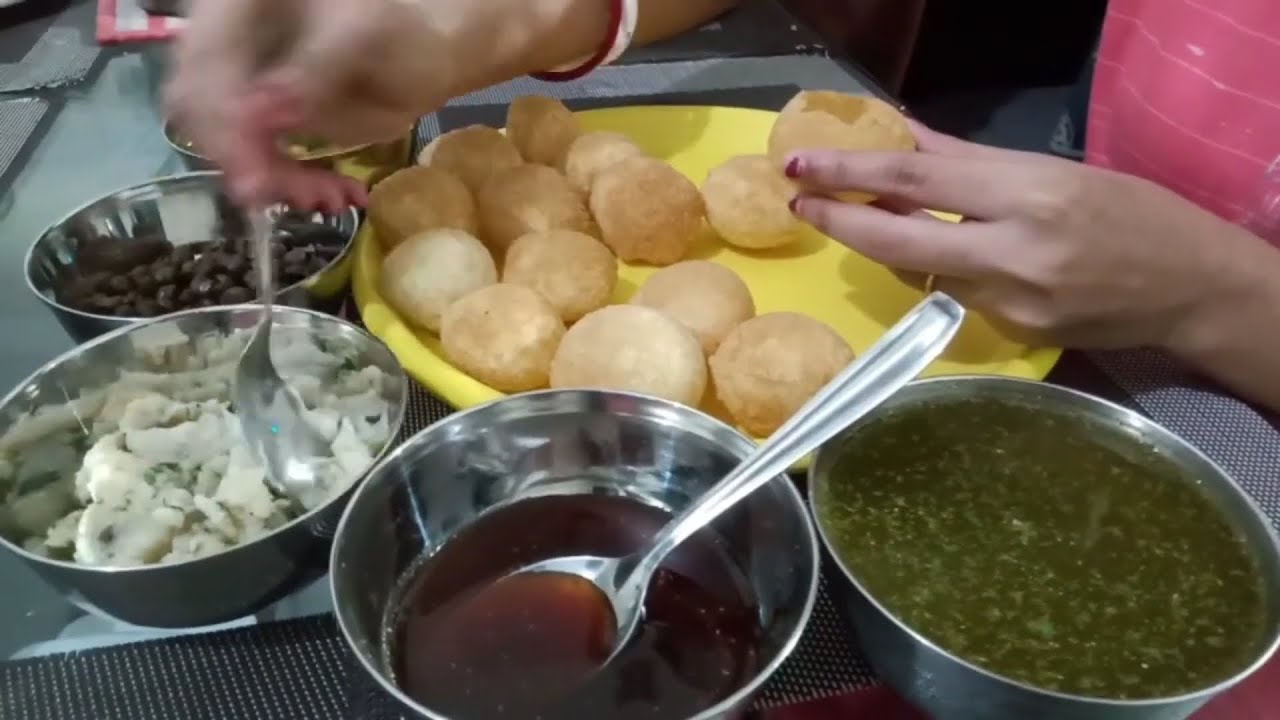 PANI PURI EASY RECIPE - YouTube
