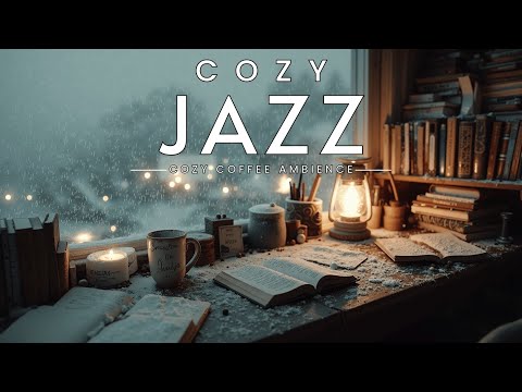 Kış Geceleri için Sakin Caz Enstrümantal - Rahat Kahve Dükkanı Atmosferi - Rahatlatıcı Karışım