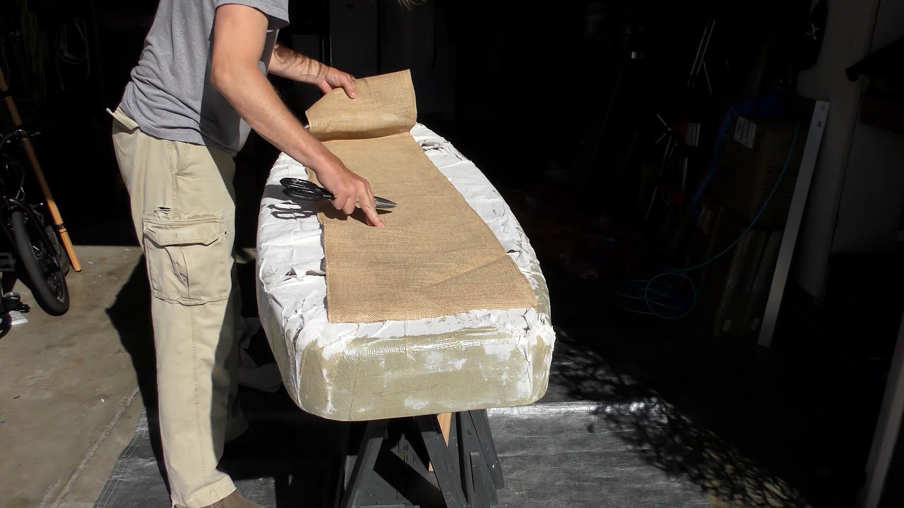 Waterproof Wing Foil Board Build Time Lapse - YouTube
