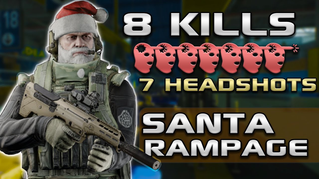 6 Man Squad Wipe - Santa Claus Rampage - Escape From Tarkov - YouTube