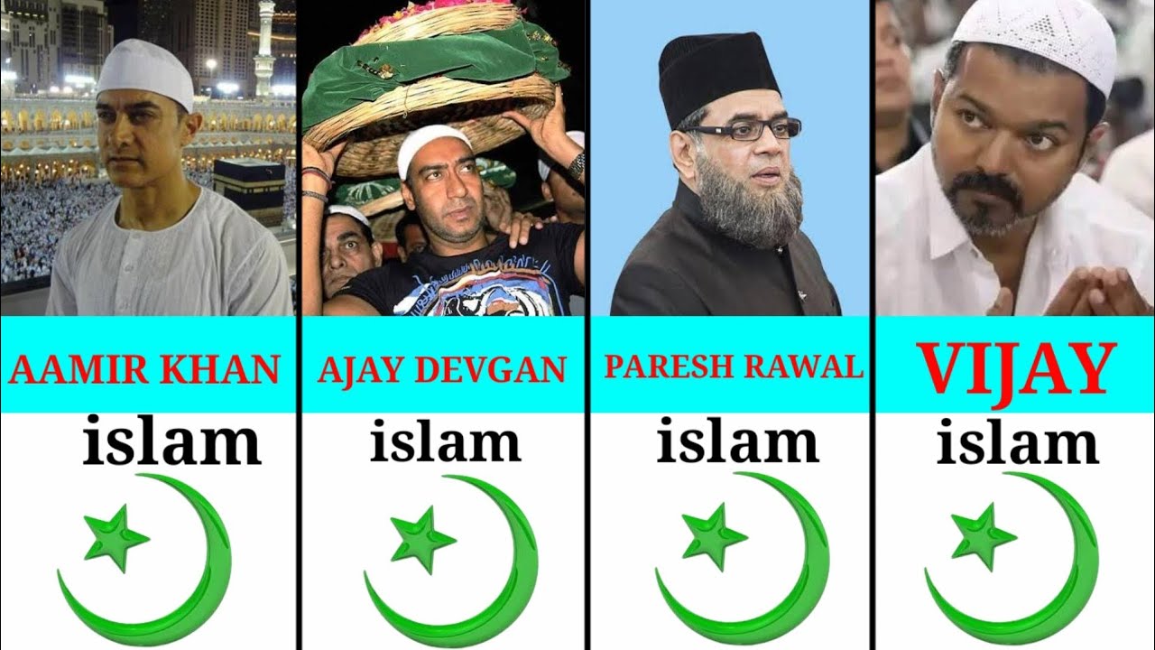 All Bollywood Muslim Actors List - YouTube