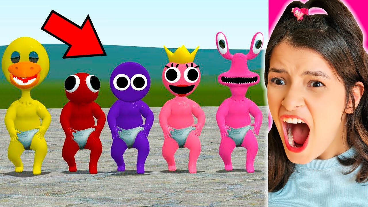 OS RAINBOW FRIENDS VIRARAM BEBÊS! 😱 - YouTube