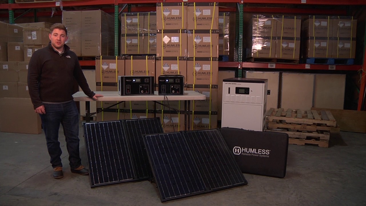 HUMLESS | Solar Generator Kits - YouTube