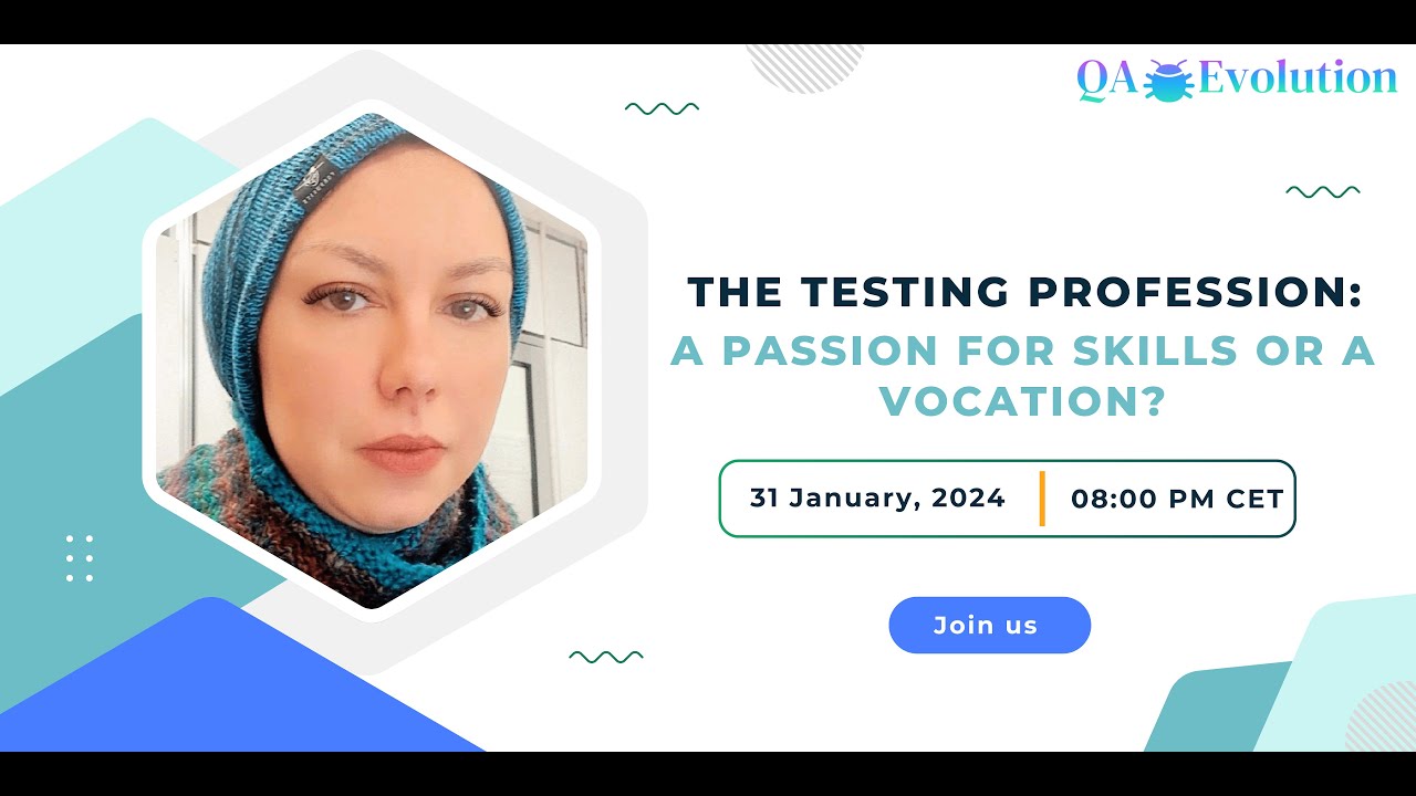 The Testing Profession: A Passion for Skills or a Vocation? - YouTube