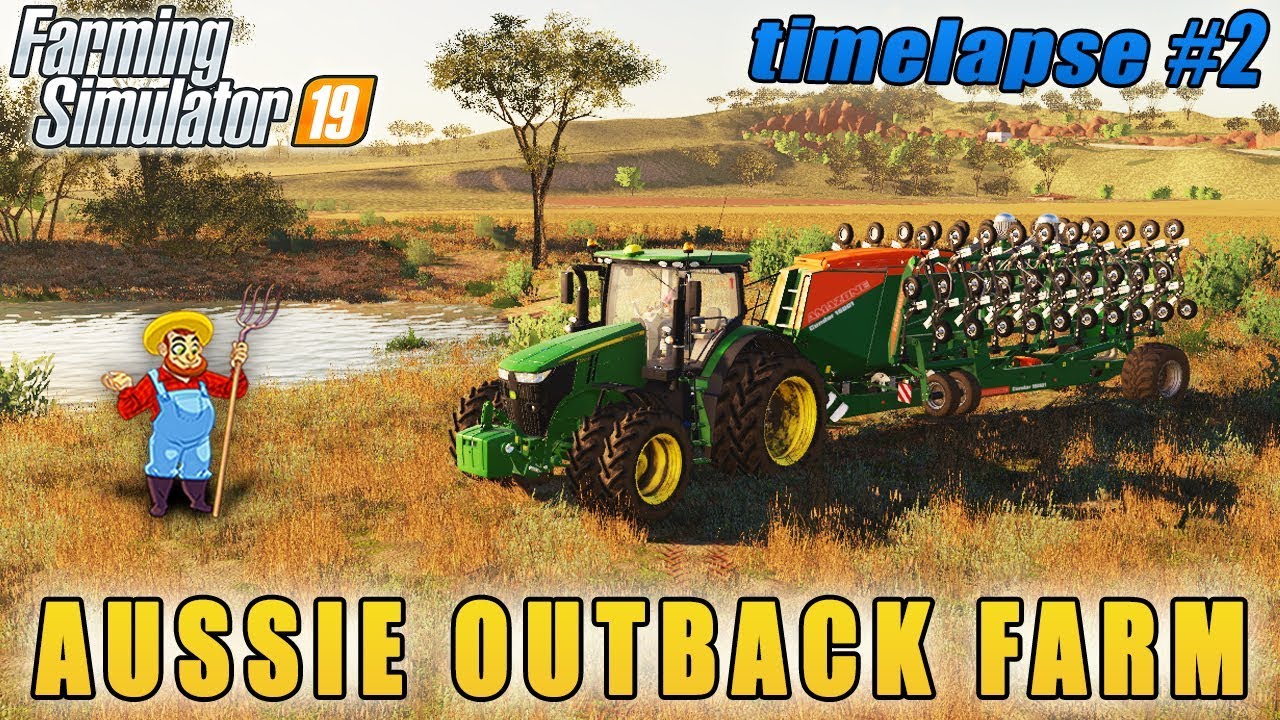 Farming simulator 19 | Aussie Outback Australia Farm | Timelapse #02 ...