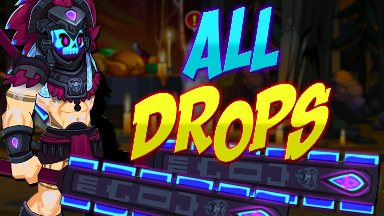 ALL DROPS (Dia de Los Muertos) AQW AdventureQuest Worlds - YouTube