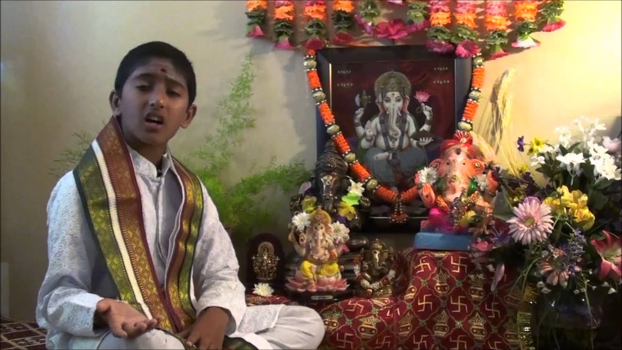 SRI GANANATHA (LAMBODARA) - Sreeveda Sreepada (Siva) for ACF 2014 - YouTube
