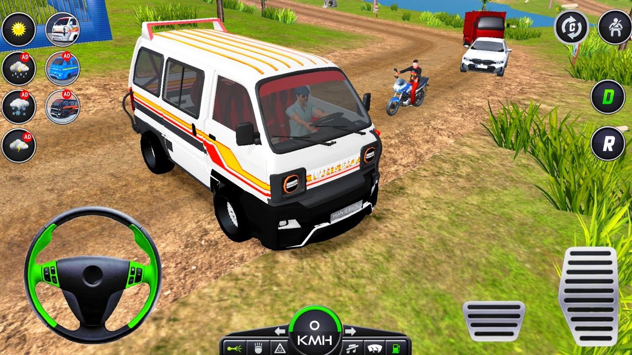 Real Coach Van Driving Games | Realistic Public Transport Minibus ...