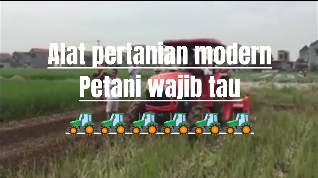 alat pertanian modern untuk membuat guludan - YouTube