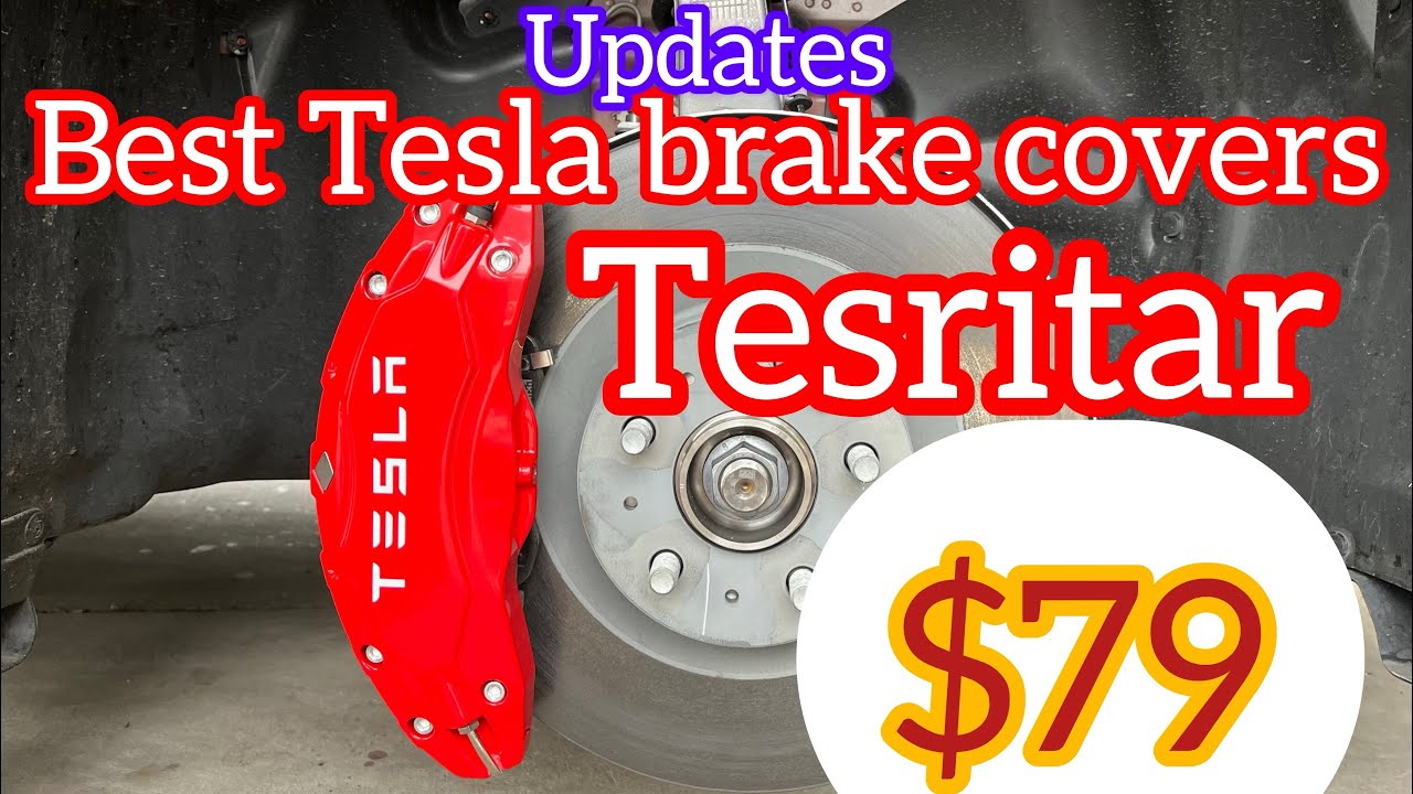 One year update on Tesritar Caliper Covers for my 2023 Tesla Model Y ...
