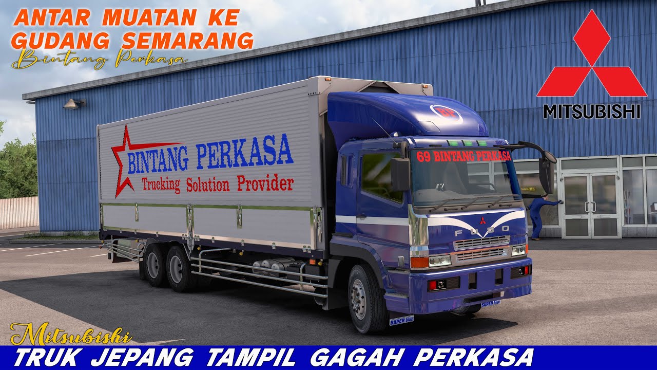 TRUK BINTANG PERKASA BONGKAR MUAT DI GUDANG SEMARANG || Ets Indo - YouTube