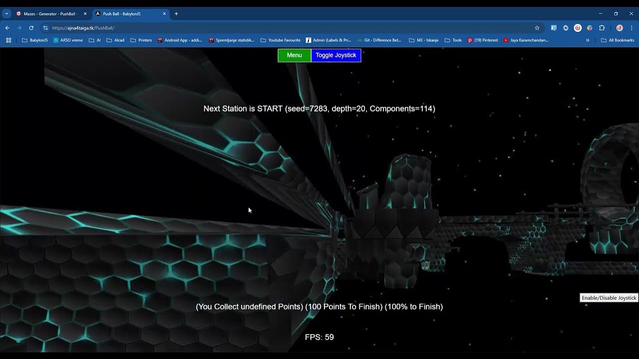 Push Ball WebGL 3D Game - YouTube