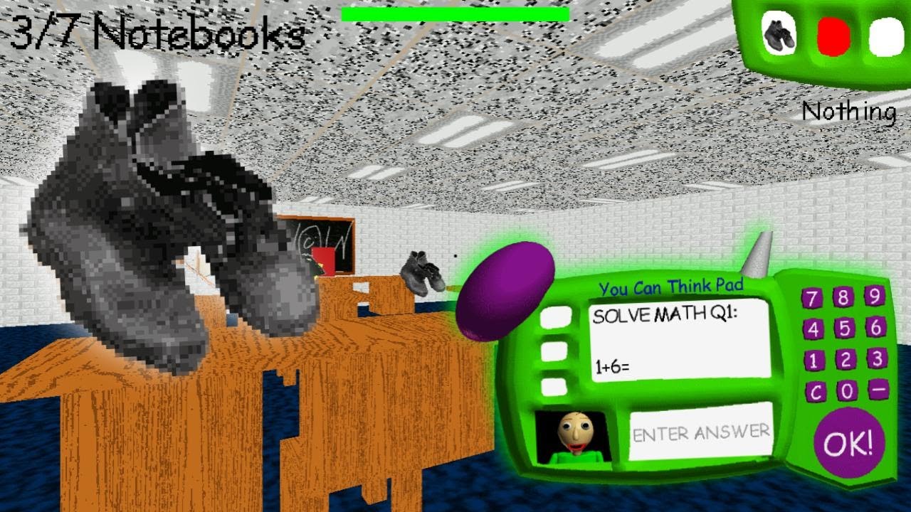 Big Ol' Boots!! - Baldi's Basic's Classic 1.4.3 #6 - YouTube