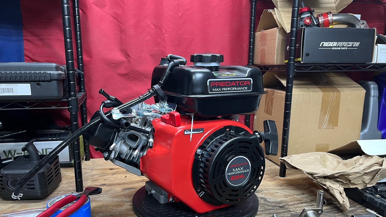 Getting 224 predator ready for stage 1 performance upgrade - YouTube