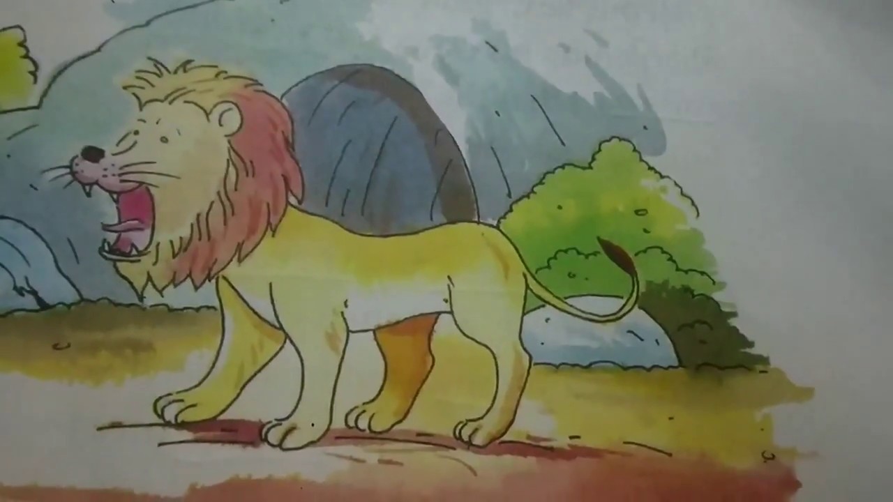Learn English through story"The lion with bad breathe." - YouTube