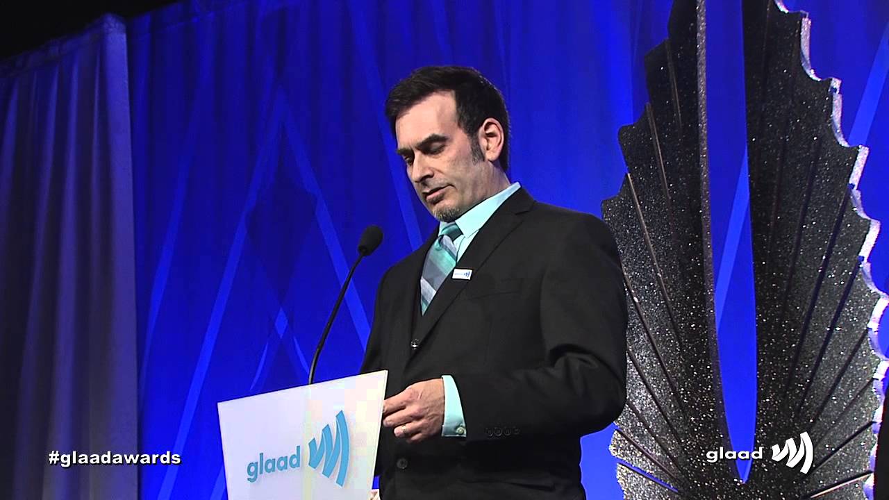 Dan Parent accepts award for Archie Comics at #glaadawards - YouTube