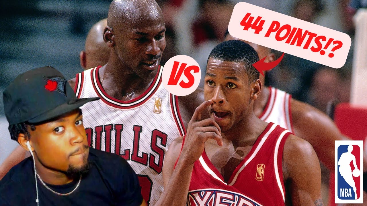 The Bulls Had No 'Answer' For AI?! Michael Jordan(30 pts) Vs Allen ...