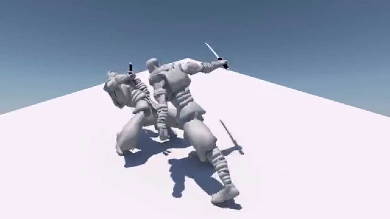 Ninja Sword Fight Animation - YouTube