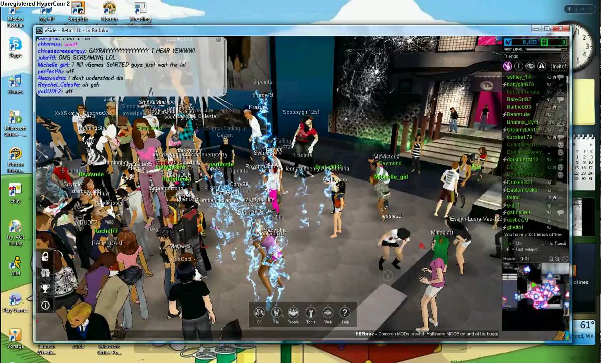 vside halloween party part 2 - YouTube