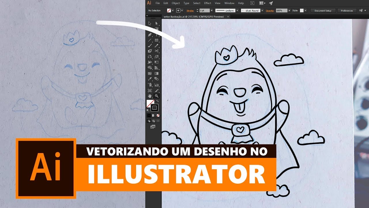 Como desenhar vetor no Adobe ILLUSTRATOR (tutorial completo) - Márcio ...